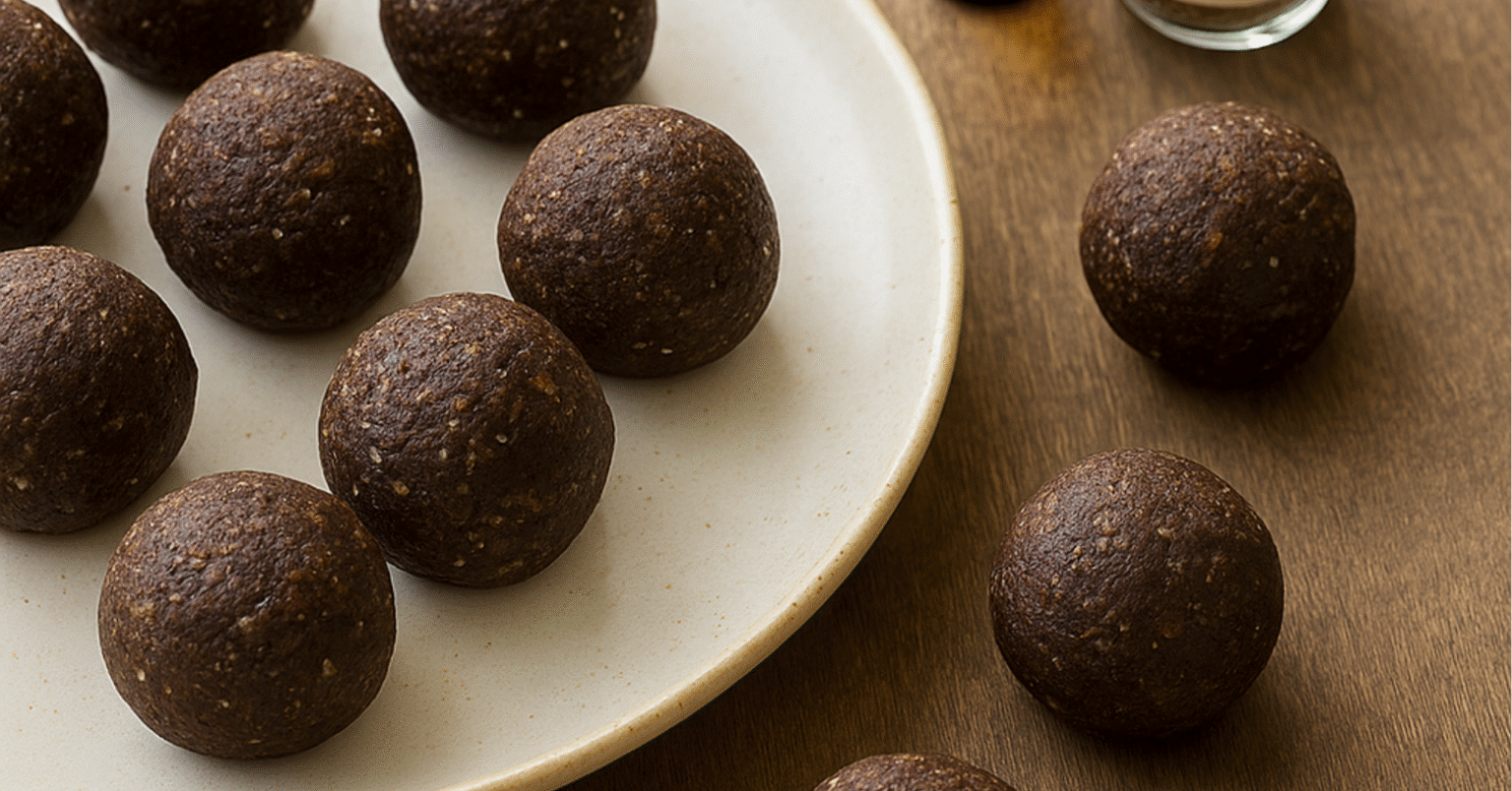 Cacao Almond Grounding Bites Recipe